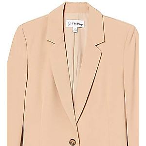 The Drop Women's Blake Long Blazer, Praline, 3X