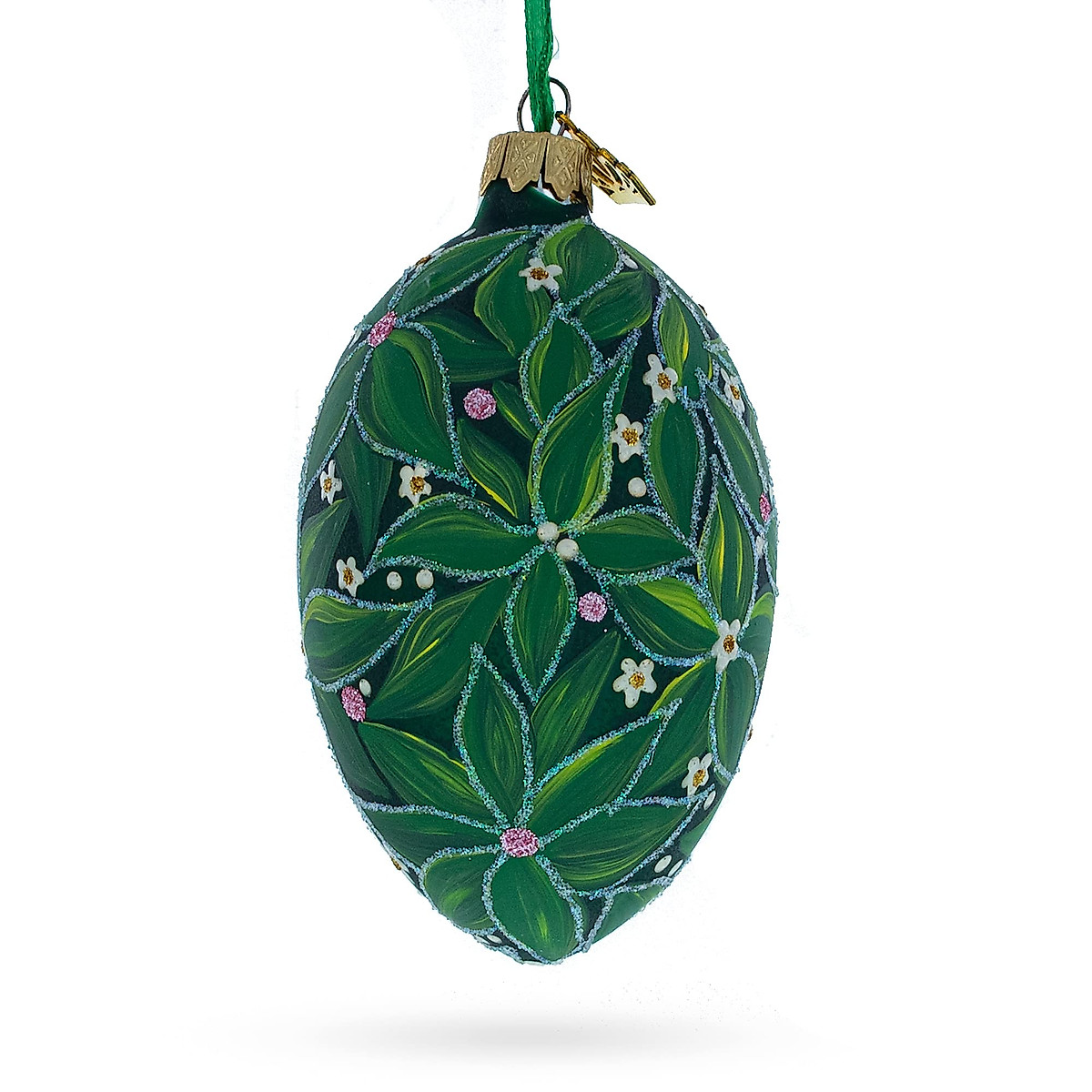 1911 The Bay Tree Royal Glass Egg Ornament 4 Inches