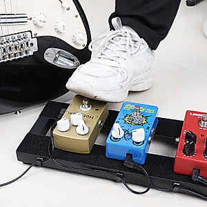 Mr.Power 15 x 5.7 inch Pedal Board Portable 0.75lb Super light Aluminium Alloy Effect Pedalboard With Carry Bag (Small Pedalboard with Bag)