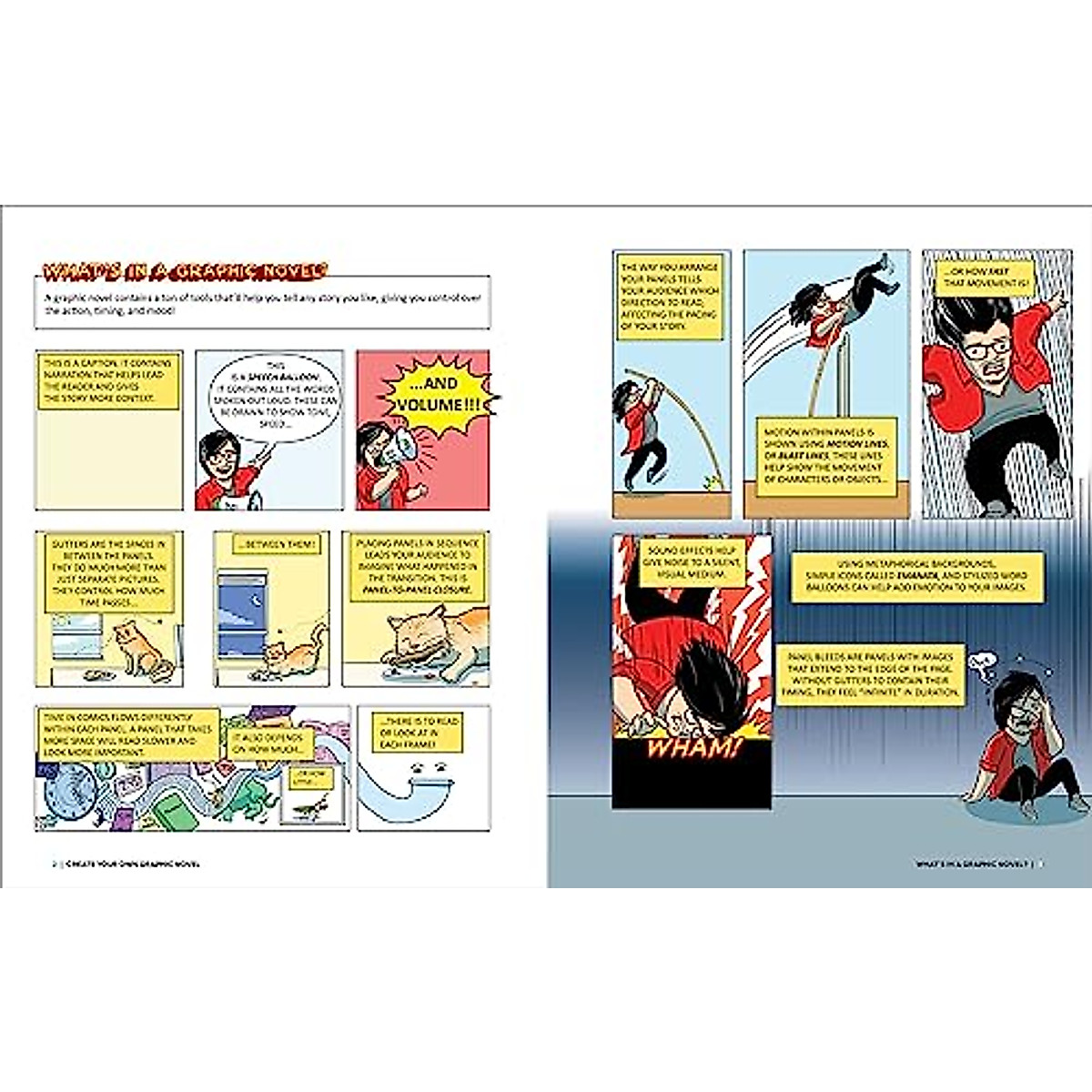 Create Your Own Graphic Novel: A Guide for Kids: Write and Draw Your Own Book