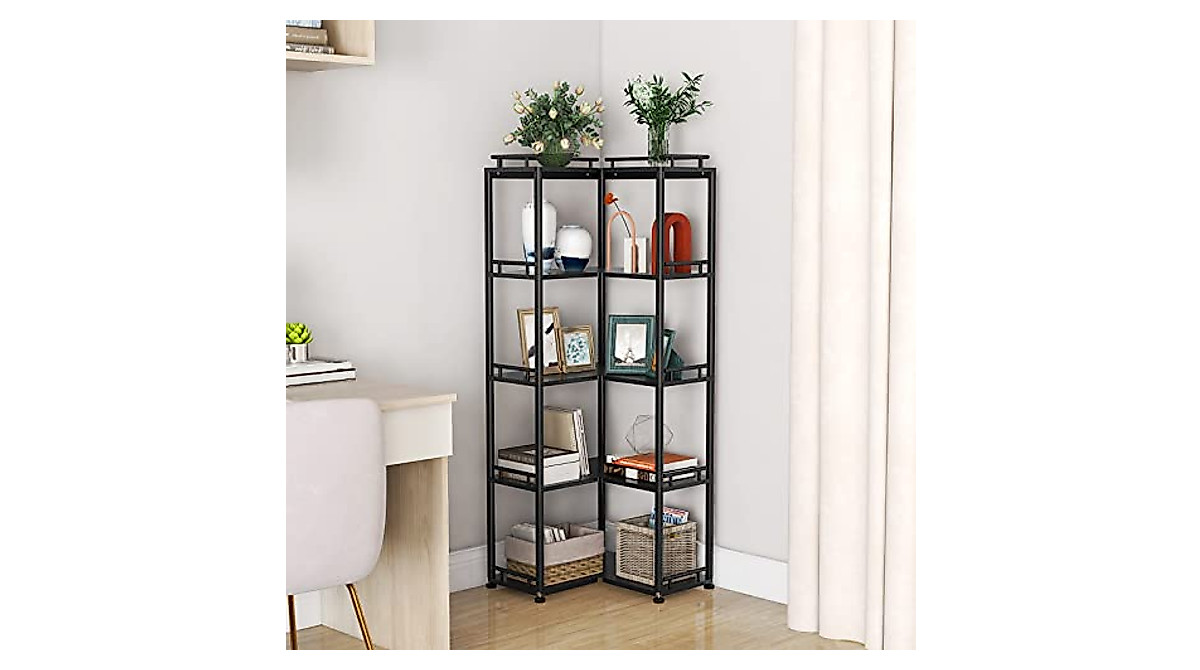 FLE 5 Tier Corner Shelf - Stylish & Sturdy Storage