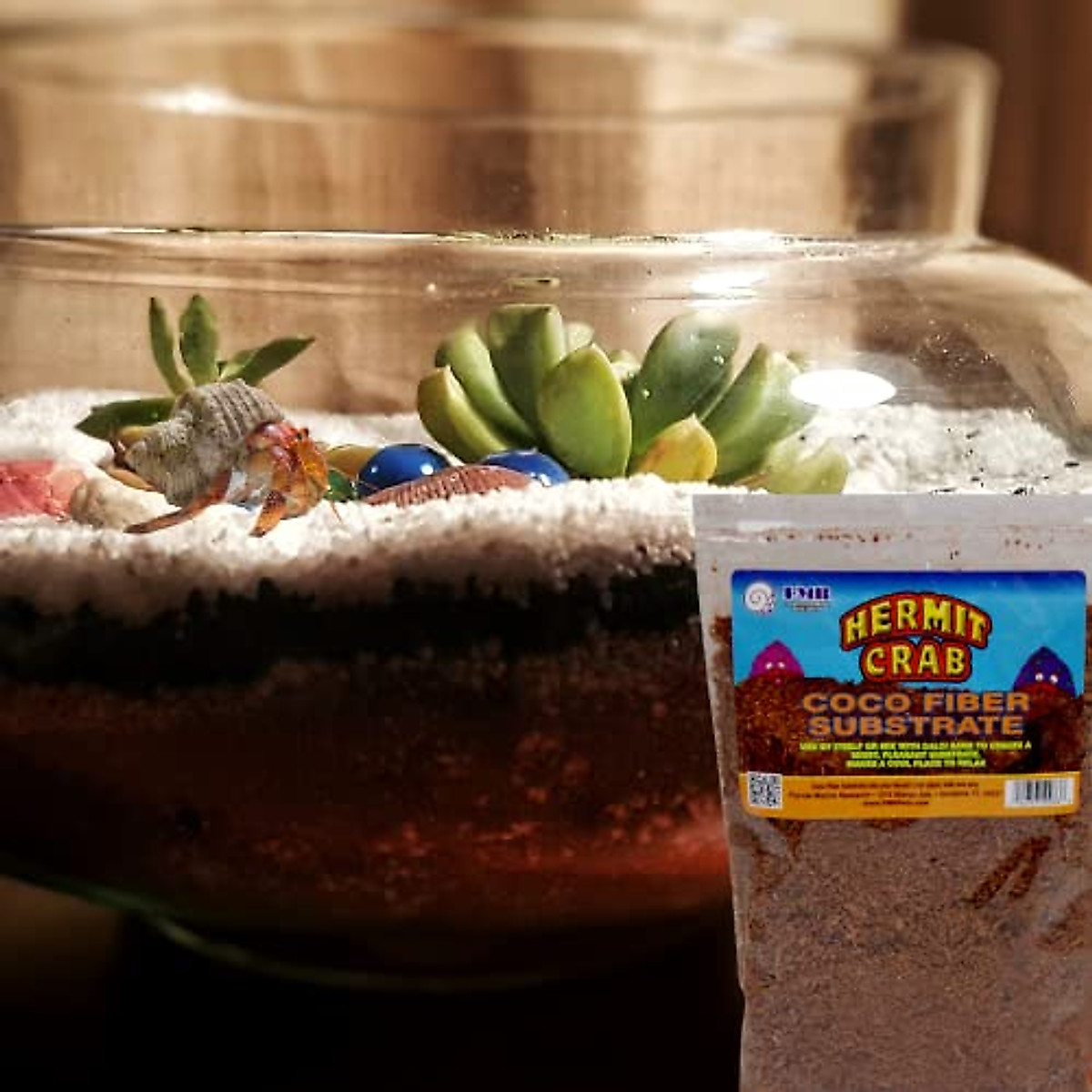 Needzo Natural Terrarium Supplies for Hermit Crabs and Reptiles, Loose Coco Fiber Substrate, 2 Pound Sand Bag, and Scooper Sifter, Bulk Terrarium Supplies, 3 Items