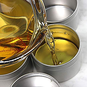 EricX Light Candle Tin 24 Piece, 8 oz, for Candle Making