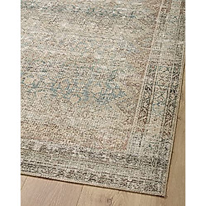 Loloi Angela Rose x Loloi Aubrey Collection AUB-03 Jade/Natural 2'-3" x 3'-9" Accent Rug