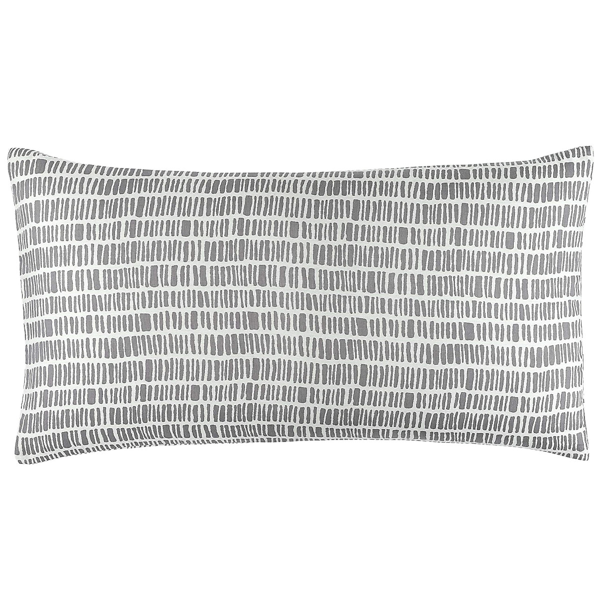 Pine Cone Hill Talus Granite Duvet Sham, Standard Size, Grey Graphic Pattern