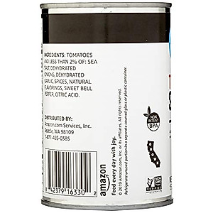 Amazon Brand - Happy Belly Tomato Sauce, 15 Ounce