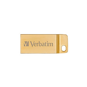 Verbatim 64GB Metal Executive USB 3.0 Flash Drive - Gold
