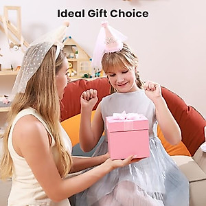 Tilhumt Bead Spinner, Clay Beads Spinner for Making Cute Friendship Bracelets, Electric Bead Spinner for Jewelry Making, Automatic Bracelet Maker with Needles and Thread, Gift for Girls