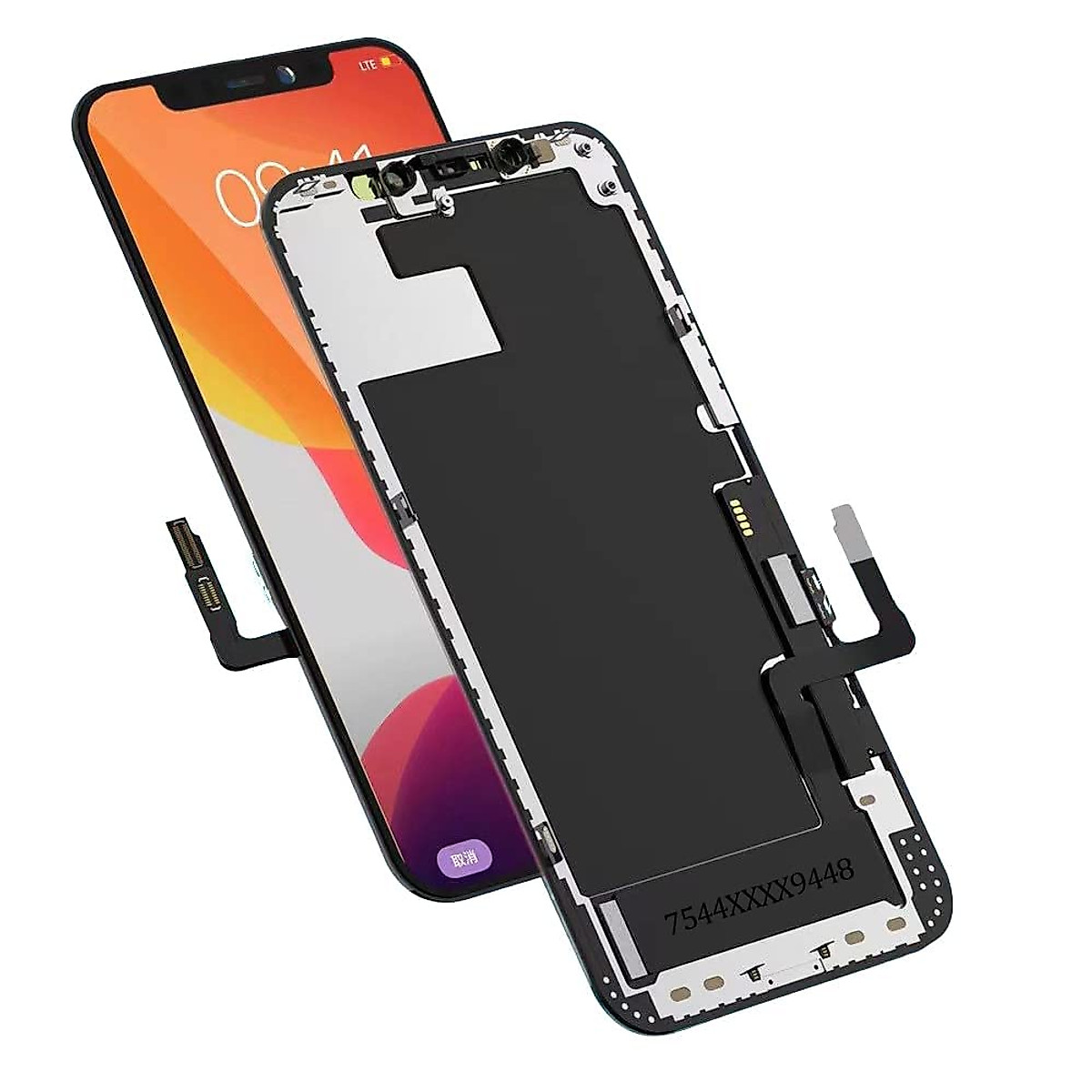 Tsikoyooe for iPhone 12/12 Pro Screen Replacement 6.1 inch, 3D Touch LCD Display Digitizer Touch Screen Assembly with Repair Tools, Compatible with iPhone 12/12 Pro 6.1 inch