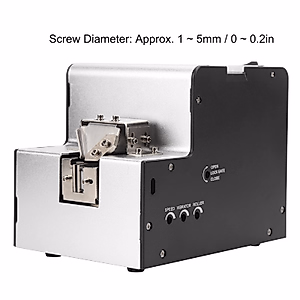 Automatic Screw Feeder Screwdriver Feeding Machine, AC100-240V DC 15V 200cc Screw Capacity for screw length less than 20mm(Transl)