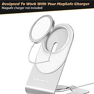 Scosche MSHS2-SP Compatible with MagSafe Chargers MagicMount MSC Phone Stand (MagSafe Charger is NOT Included)