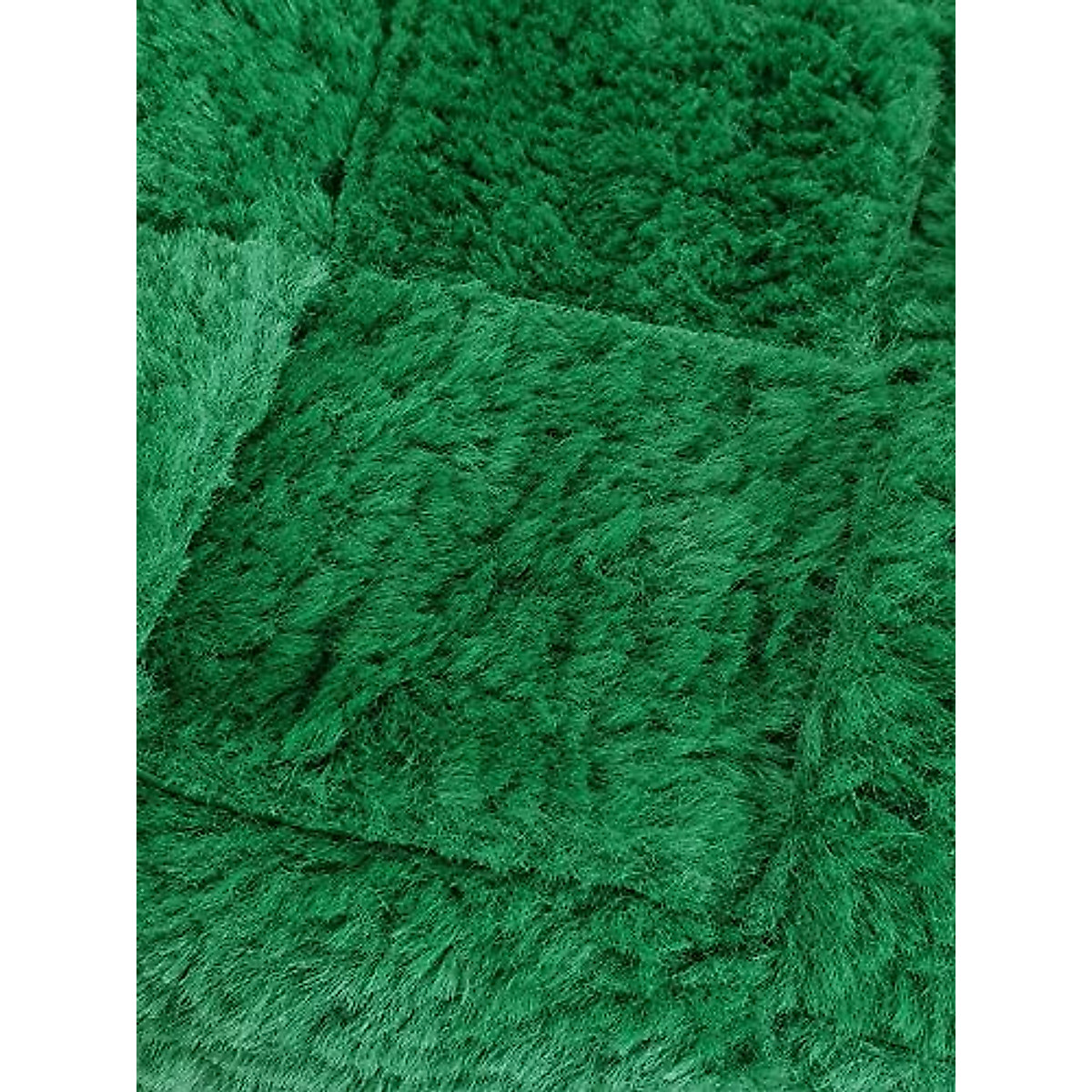 YZHJ Fluffy Tote Bags Set Forest Furry Fleeced Purse Plush Handbag Soft for Women Winter Fall (Green)