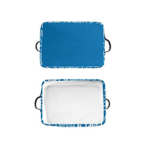 ZAACUSTOM Foldable Personalized Toy Box for Boys Girls with Name Waterproof Kids Custom Storage Bin Baskets Cube Boxes Organizer with Handles for Organizing Shelf Closet, 1 Pack