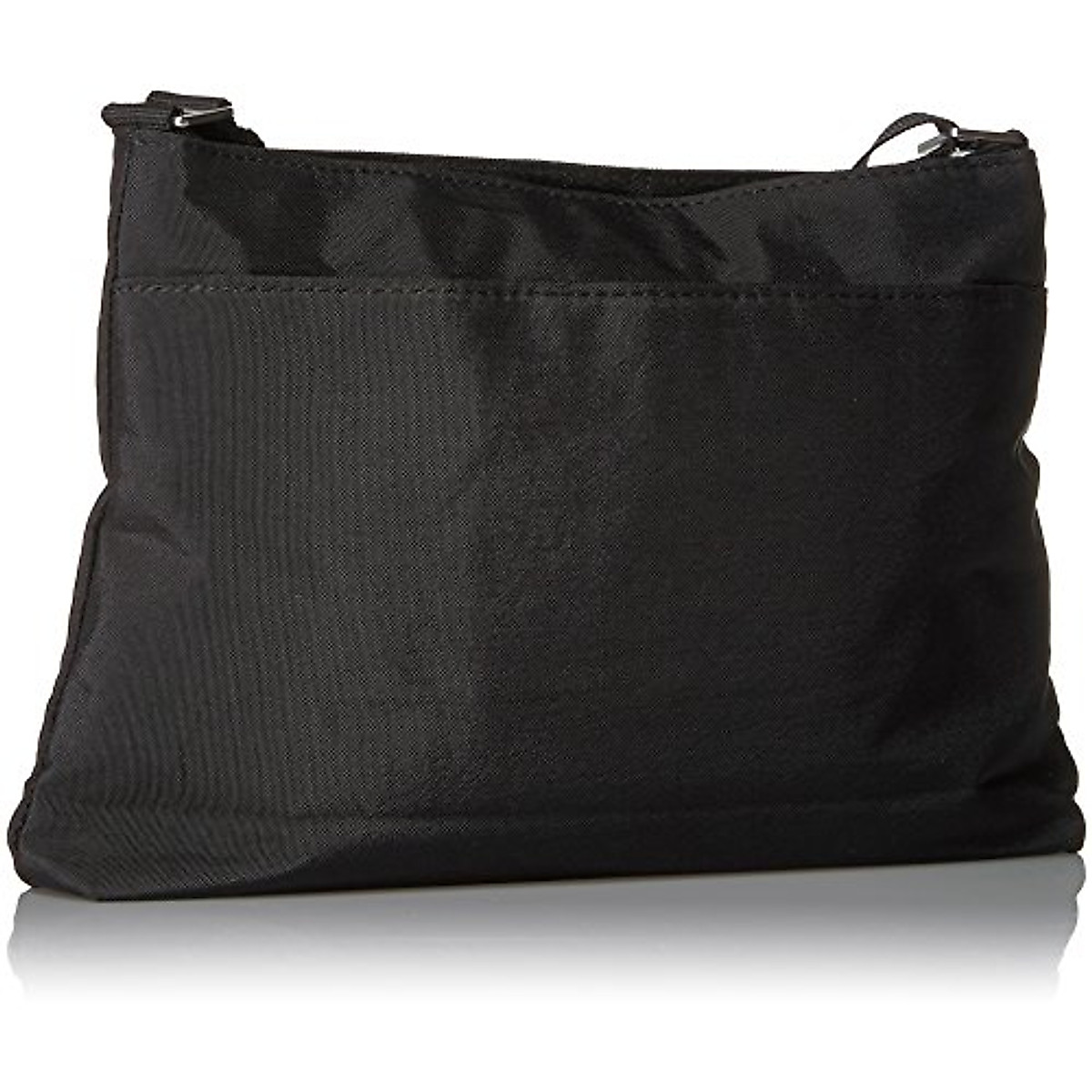 Baggallini womens All Around Crossbody, Black With Sand Lining, One Size