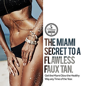 Miami Gorgeous Self Tanning Mousse LaPlaya Glow Instant Self Tanner Bronzing Mousse to Tan Skin Organic Ingredients Best Natural Self Tanner Satisfaction Guarantee 4.2 oz