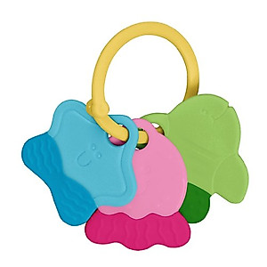 green sprouts Teething Keys | Encourages whole learning | Durable material made from safer plastic, Easy to hold & shake, Playful rattle sound