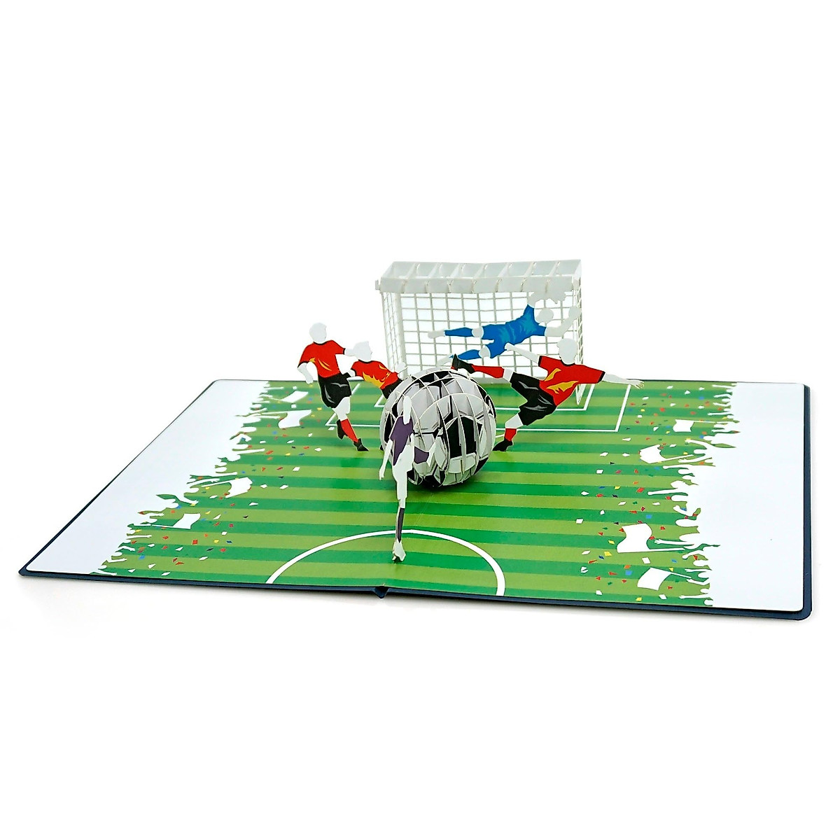 CUTPOPUP Birthday Card Pop Up, Birthday Card for Men, Fathers Day Card, 3D Greeting Card, Father's Day Card for Dad, Father in Law, Grandpa, Husband, Men, Son (Football)