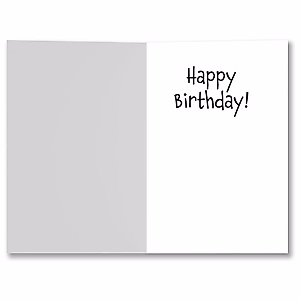 Funny Happy Birthday Card, Old Goat Birthday Card, "From One Old Goat to Another", 5"x7", each card comes with a white envelope, great for friends and family Members (1-pack)