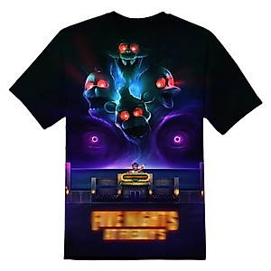 Youth Boys and Girls T-Shirt 3D Printed Fashion Game New Crew Neck Short Sleeve-1-M