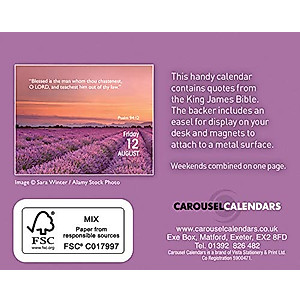 Bible Verse a Day 2022 Mini Boxed Calendar