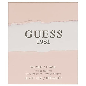 Guess 1981 Eau De Toilette Perfume Spray for Women, 3.4 Fl. Oz.