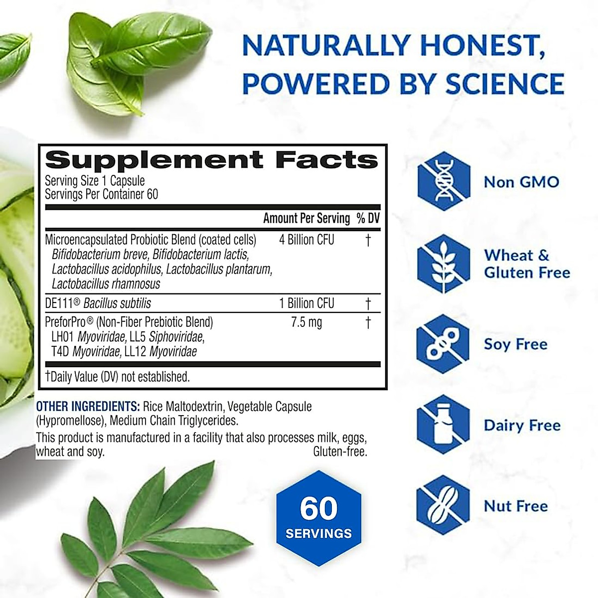 BioTrust Pro-X10 2.0 Probiotic Supplement - Probiotics for Digestive Health with Prebiotics - Immune System Support and GI Health - Free from Gluten, Soy and Dairy, Non GMO - 60 Capsules