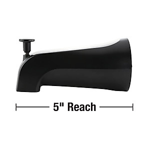 Danco 11079 Tub Spout, No Size, Matte Black