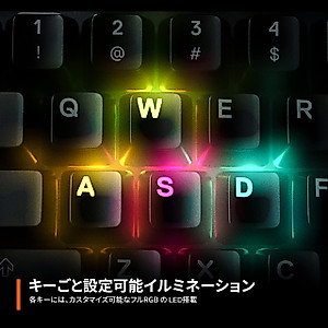 SteelSeries Apex 5 64537 Gaming Keyboard, Wired Hybrid Mechanical Switch, Japanese Layout, OLED Display