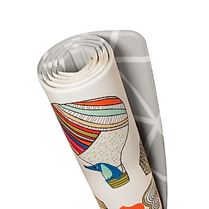 Skip Hop Baby Play Mat, Reversible Foam Floor Mat, 86" x 52", Vibrant Village