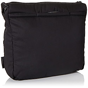 Vera Bradley Women's Cotton Utility Crossbody Purse, Black - Recycled Cotton, One Size