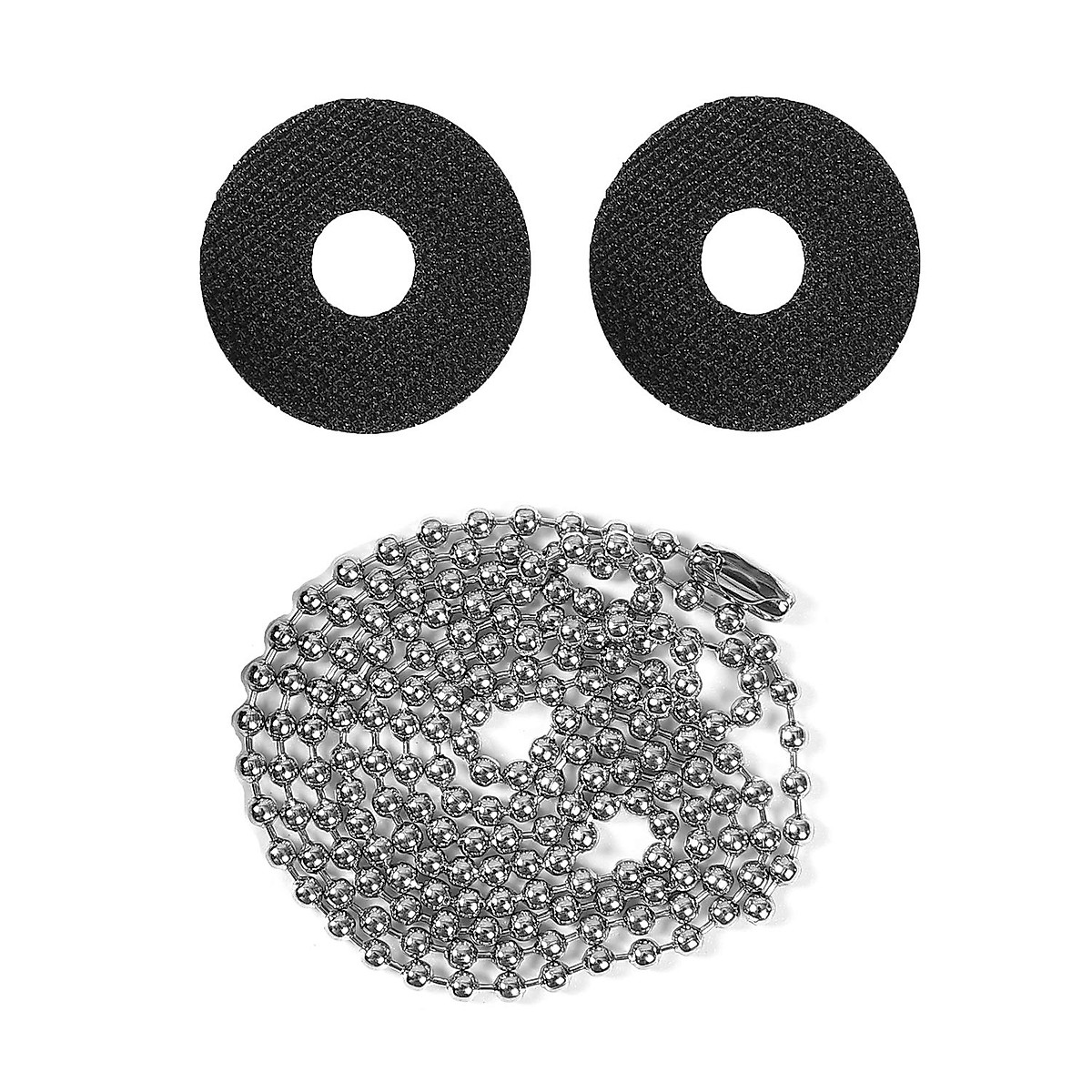 Police Badge Holder, Made of Cowhide, Universal, Black, Law Enforcement Badge Holder, Metal Clip and Chain Included (Police Badge Holder)