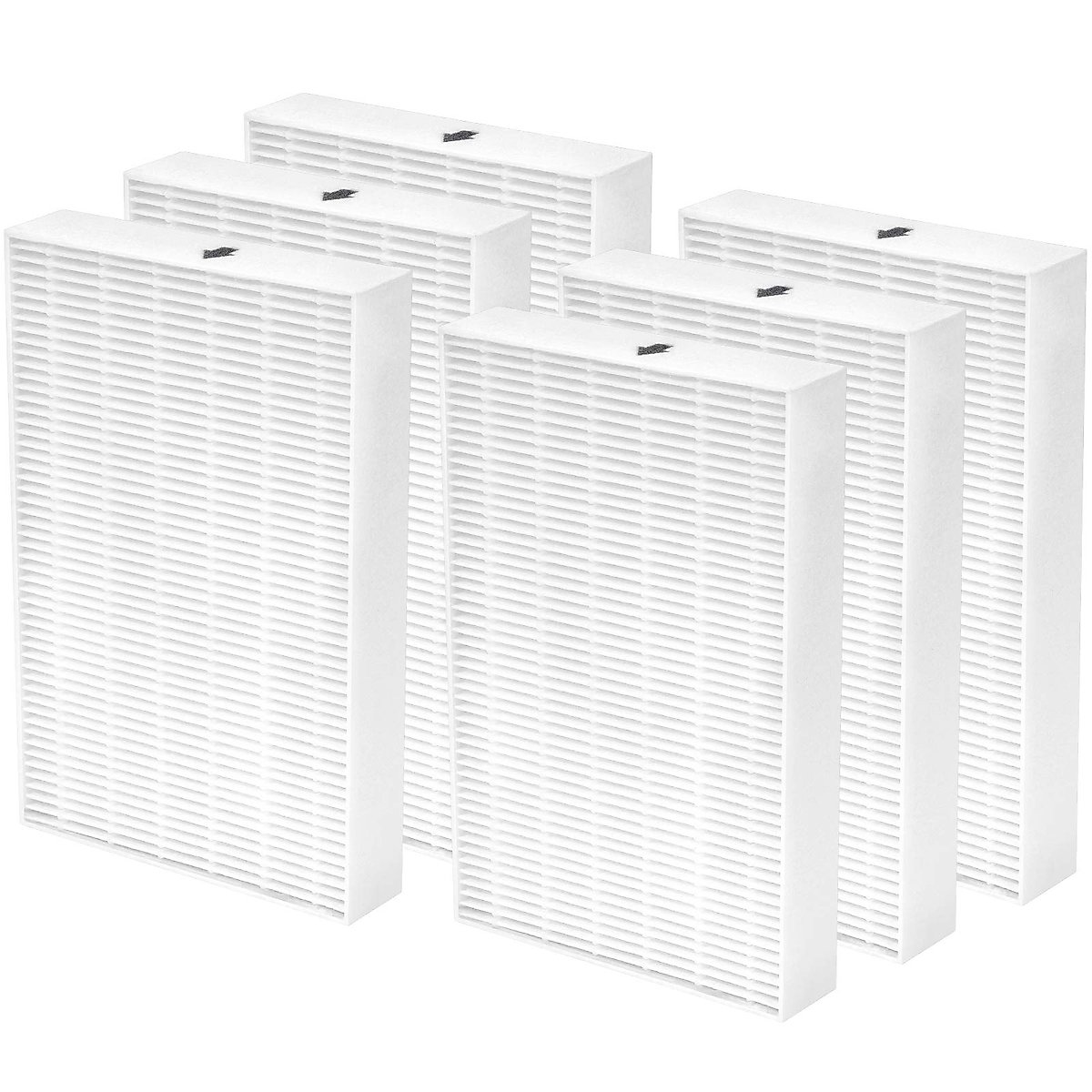 HPA300 HEPA Filter R for Honeywell Air Purifier Filter Replacement HPA200, HPA100, HPA090, HPA5300 Series Models, Fits for Honeywell Filter R, Replaces No. HRF-R1 HRF-R2 HRF-R3, 6 Pack