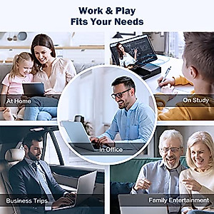 DOSS Cell Phone Stand with Wireless Bluetooth Speaker, 15W Wireless Charger and Anti-Slip Base, Crisp Surround Sound, Portable Speaker for Home and Office, Compatible with Phone, Tablet.