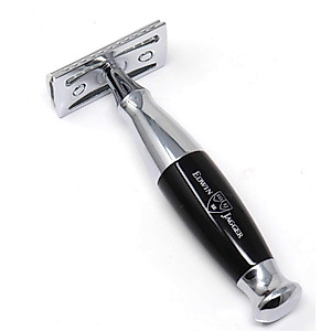 Edwin Jagger Chrome DE Safety Razor- Diffusion 36 Series (Black)