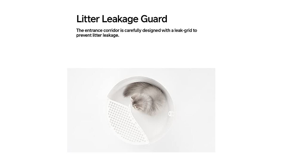 Pidan Igloo Cat Litter Box - Modern Design & Large Comfort
