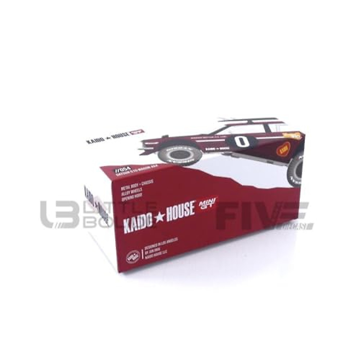 Datsun 510 4×4 Wagon Kaido GT Surf Safari RS V2 (by Jun Imai) Kaido House 1/64 Diecast Model Car True Scale Miniatures KHMG054