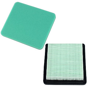 GCV160 Air Filter Tune Up Kit Fit for Honda GCV190 GC190 GC160 GX100 HRC216 HRR216 HRR2169VKA HRX217 Lawn Mower,Spark Plug 17211-ZL8-023 Air Cleaner