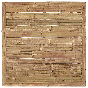 Garden Table,Outdoor Patio Garden Table Indoor and Outdoor Furniture for Garden, Balcony, Backyard, Dining Room,25.6"x25.6"x11.8" Bamboo