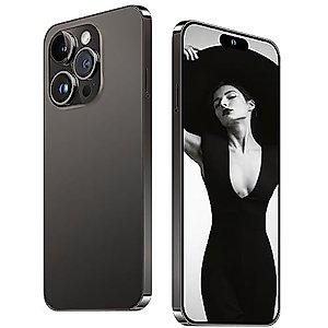 Original Unlocked Mobile Phones for i15 Pro Max, 16GB RAM 1TB ROM Global Version Smartphone, 7.3INCH HD Full Screen, Triple Camera Android Cellphones,Black-1TB