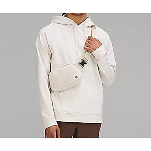 Lululemon Athletica Everywhere Fleece Belt Bag (Light Ivory)