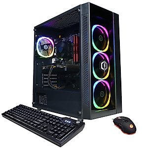 CYBERPOWERPC Gamer Master Gaming PC, AMD Ryzen 5 5600X 3.7GHz, GeForce RTX 3060 12GB, 16GB DDR4 RAM, 1TB NVMe SSD, WiFi Ready & Win 10 Home (GMA1410A3)