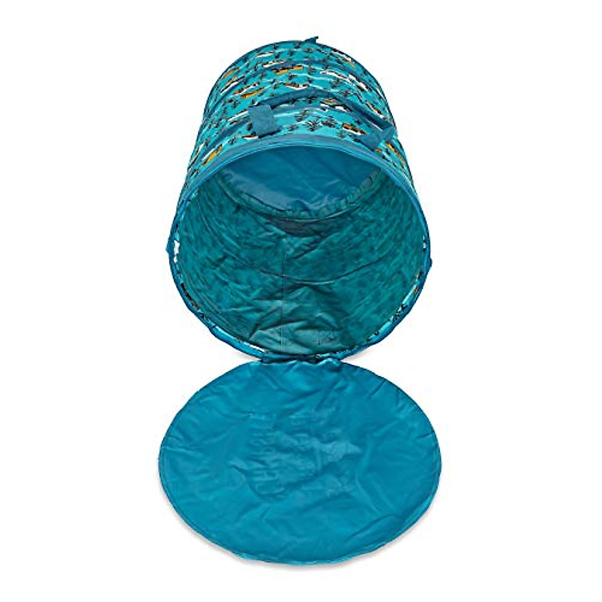 Camco Life is Better at The Campsite Pop-Up Utility Container | 18 x 24-inch | A Compact Size for Multi-Purpose Use | Sketched RVs and Trees Pattern (42987)