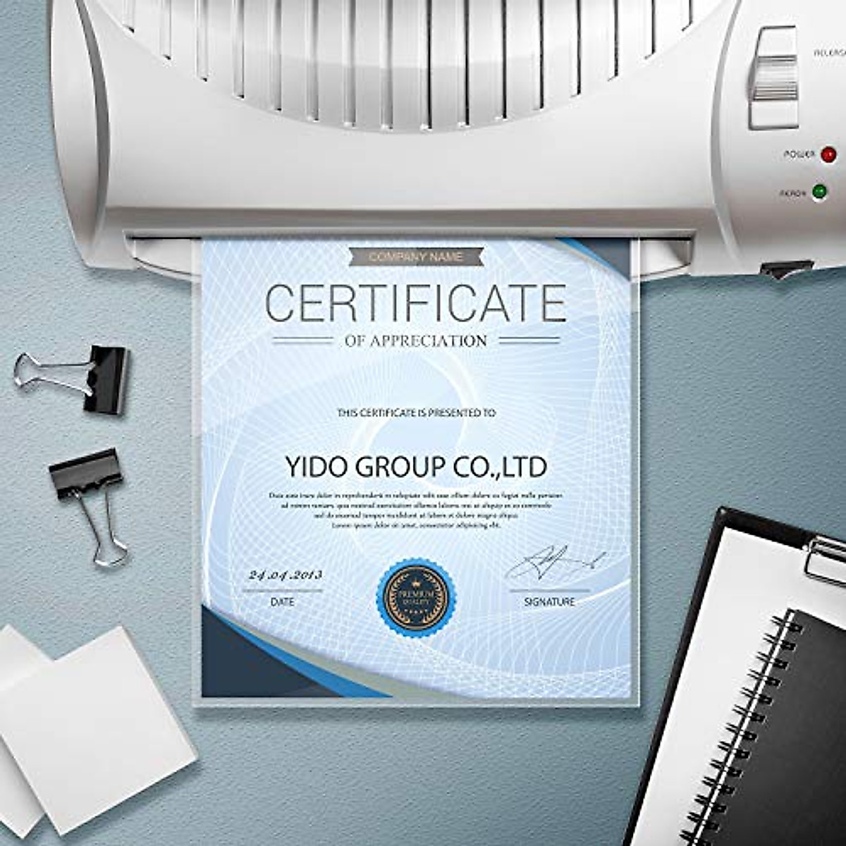 Everest Thermal Laminating Pouches, 8.9 x 11.4 Inches, 3 Mil Thick, 220 - Pack, Letter Size Sheets, Clear(TH0300-02)