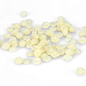 Depilatory Wax Beans,100g/Bag No Strip Hard Body Waxing Beans for Hair Removal (Honey)