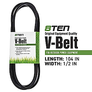 8TEN Deck Idler Belt Kit for John Deere GX20072 L108 L111 L118 D100 D125 L100 LA110 LA105 115 LA115 Z225 LA120 D130 L110