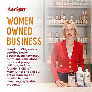 MaryRuth Organics Vegan Omega 3 Gummies for Adults | 2 Month Supply | Sugar Free Supplement with Vitamin C | Flaxseed Oil Immune Support | Overall Wellness | No Fish Taste | 60 Count