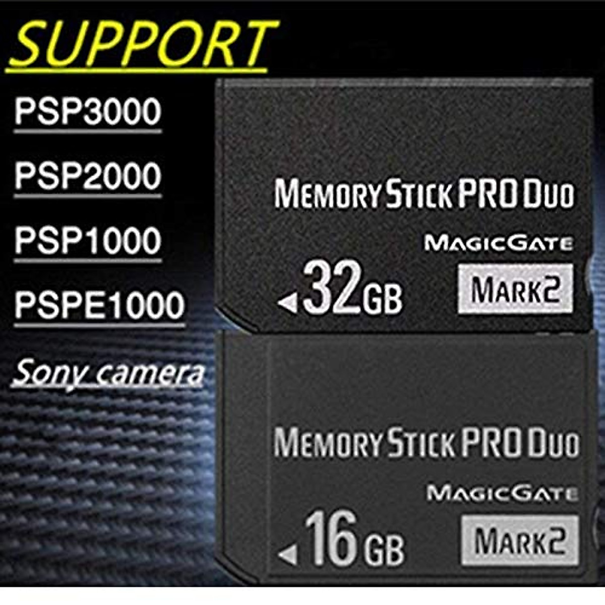 MS16GB High Speed Memory Stick Pro Duo Mark2 16gb for PSP Camera Memory Cards