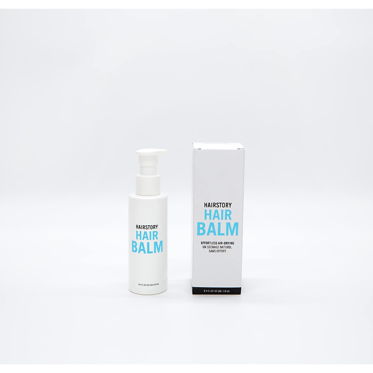 Hairstory Hair Balm, Moisturizing Air Dry Lotion, Leave In Conditioner Cream for All Hair Types, Adds Softness & Shine, Smooths Frizz, Defines Waves & Curls, 4oz