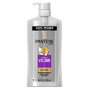 Pantene Pro-V Sheer Volume Shampoo, 30.4 fl oz (Packaging May Vary)