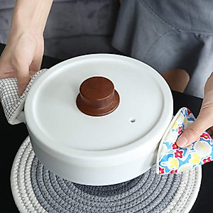 Hemoton 4pcs Cooking Pinch Mitts Pot Clip Holder Moving Hot Plate Bowls Gloves Grips Triangle Covers Oven Mitten Hand Protector for Kitchen